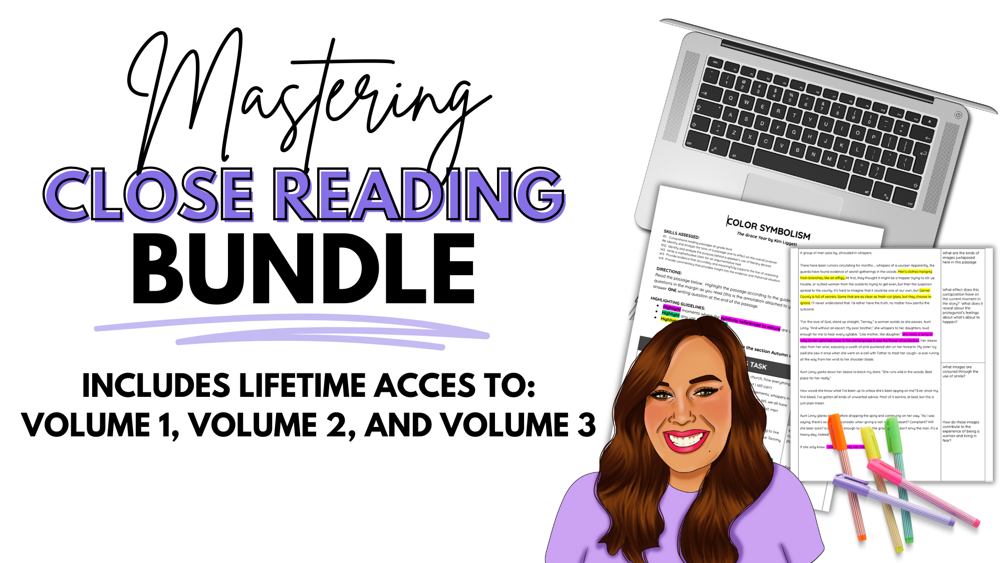 Mastering Close Reading: Volumes 1, 2, and 3